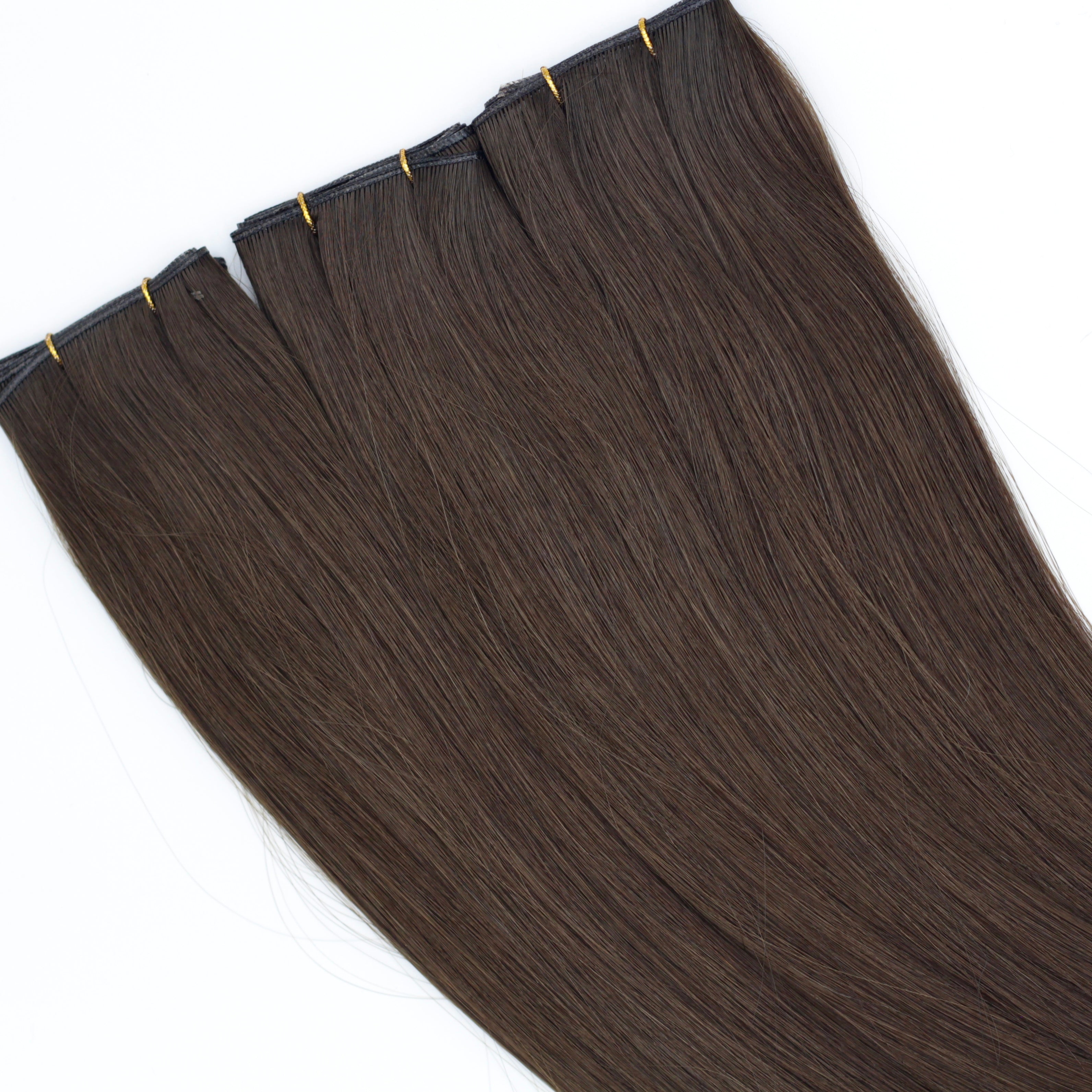 Dark Chocolate Brown - Intermix Weft – Intertwined Hair Extensions