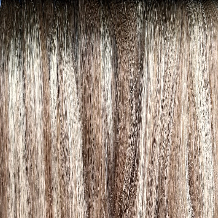 Rooted Sand Blonde - Intermix Weft – Intertwined Hair Extensions