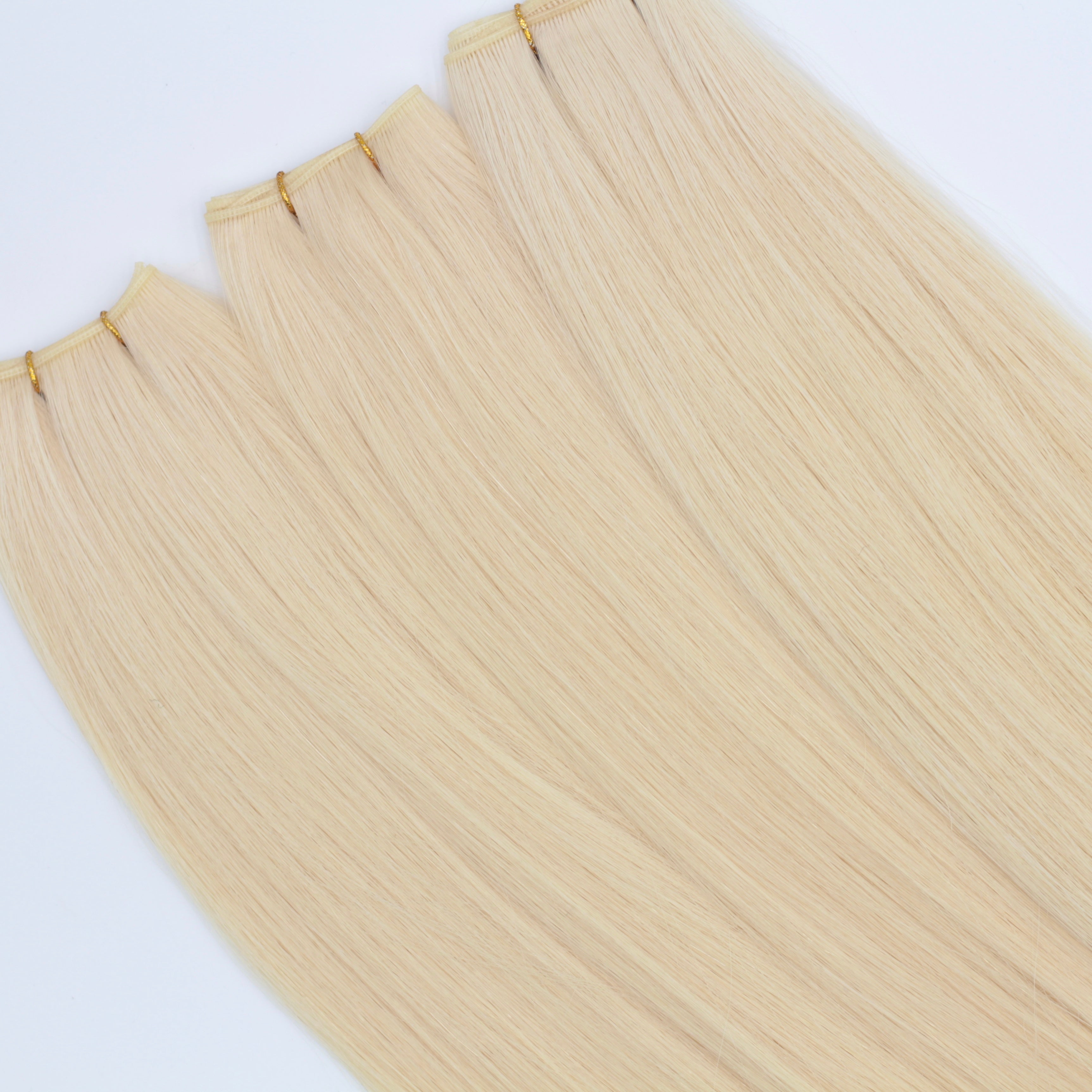 Lightest Platinum Blonde - Intermix Weft – Intertwined Hair Extensions