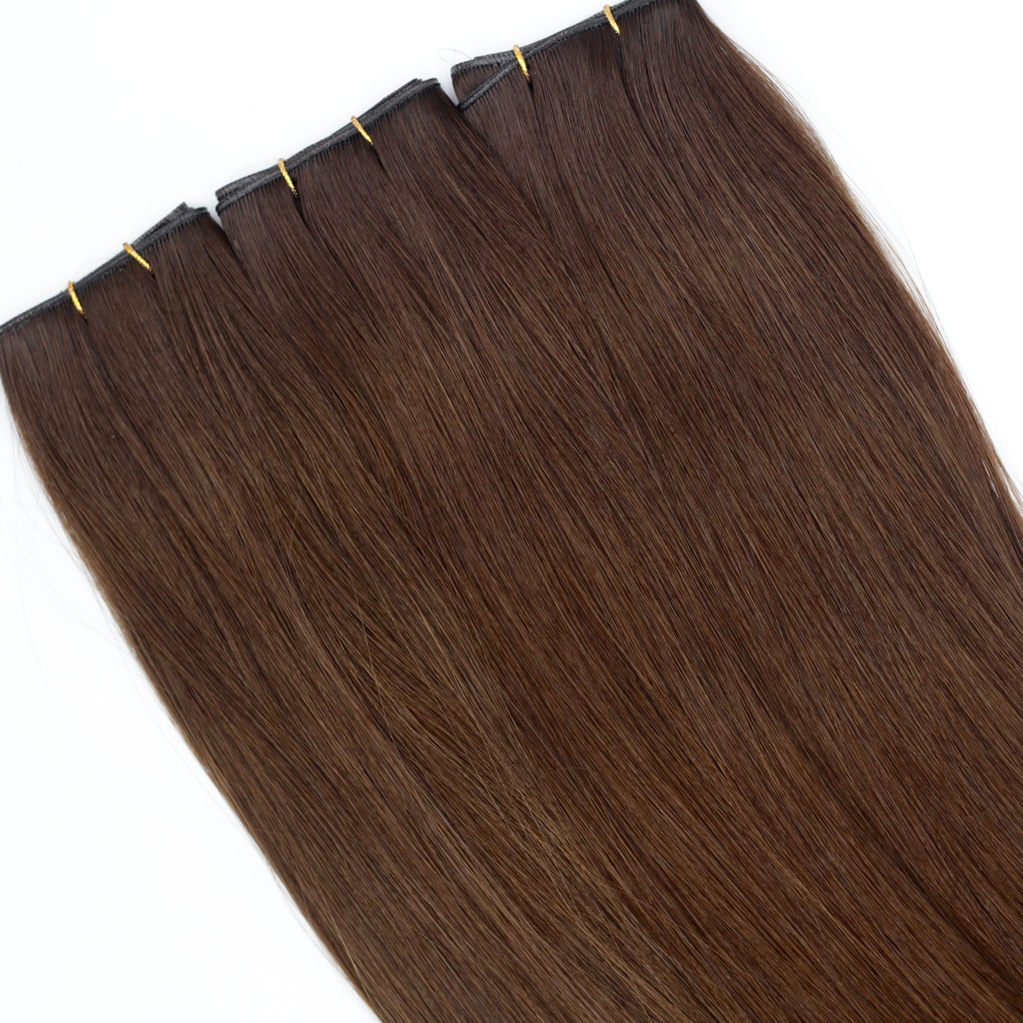 Rich Chocolate Brown - Intermix Weft – Intertwined Hair Extensions
