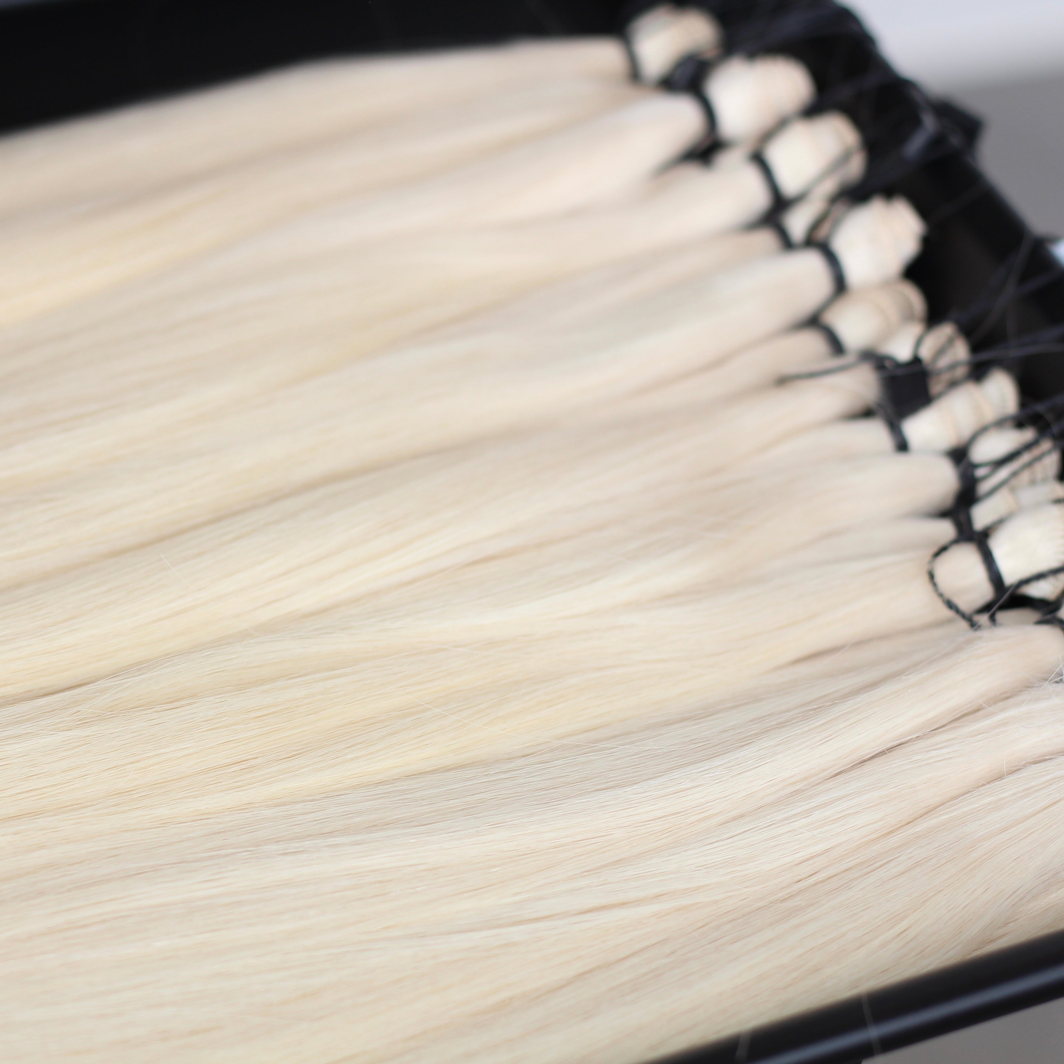 Lightest Platinum Blonde - InterMix Wefts – Intertwined Hair Extensions